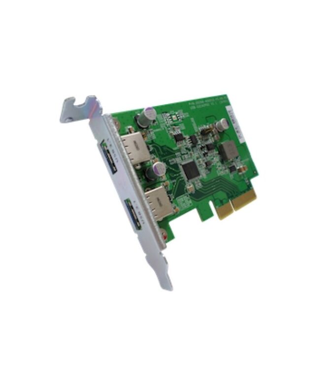 QNAP USB-U31A2P01 USB 3.1 Gen 2 10 Gbps Type-A Dual-port PCIe Card [USB ...