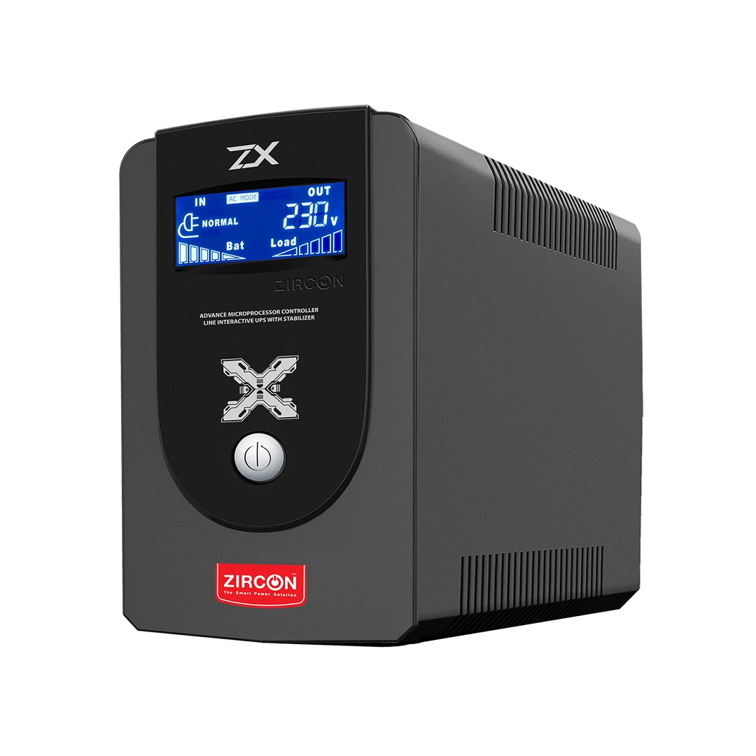 (ZX_1000VA/550W) ZIRCON UPS (เครื่องสำรองไฟ) ZX-1000VA/550W ZIRCON ...