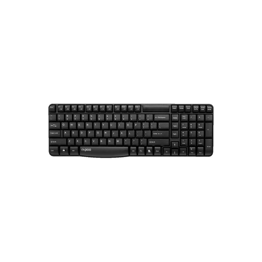 WIRELESS KEYBOARD BLACK [KB-E1050-BK] - IRIS Technology