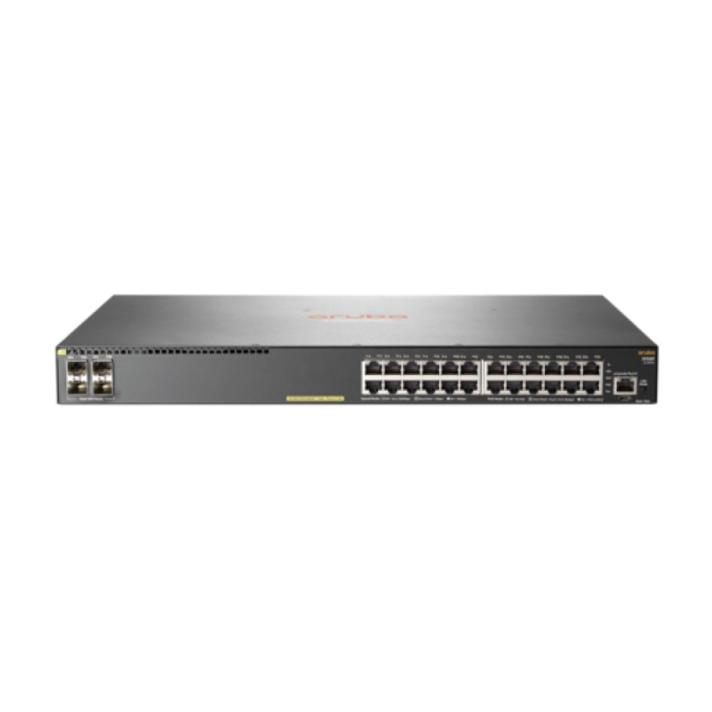 (JL255A) ARUBA SWITCH (สวิตช์) 2930F 24G PoE+ 4SFP+ Swch (24 x PoE+ ...