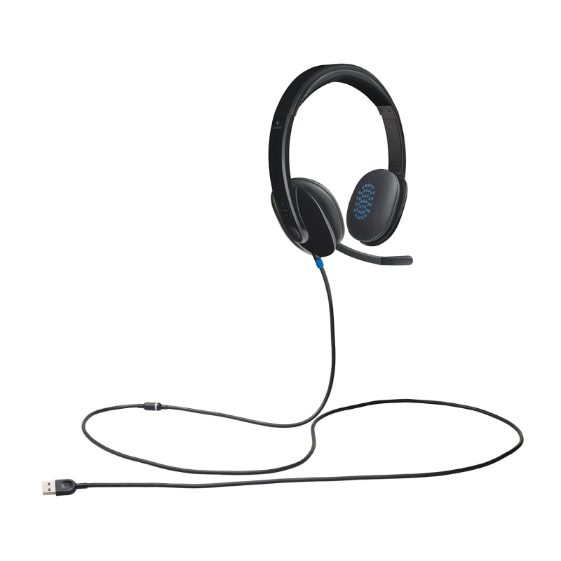หูฟัง Logitech H540 USB Headphone [981-000482] - IRIS Technology