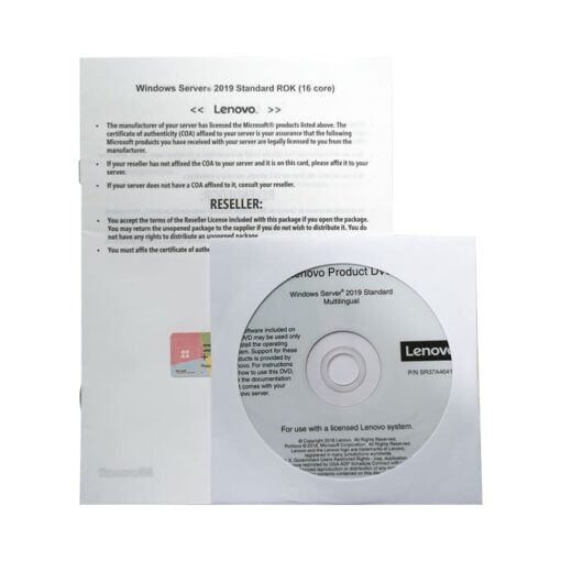 (7S050015WW) “Microsoft” Windows Server 2019 (16-Core) Standard Edition ...